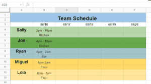 How To Make A Work Schedule in Excel (with Template)