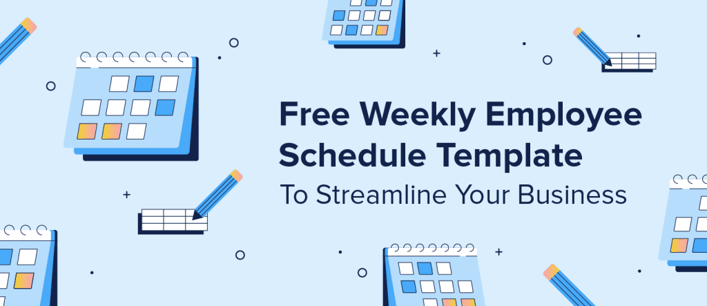 Weekly Employee Schedule Template - ZoomShift